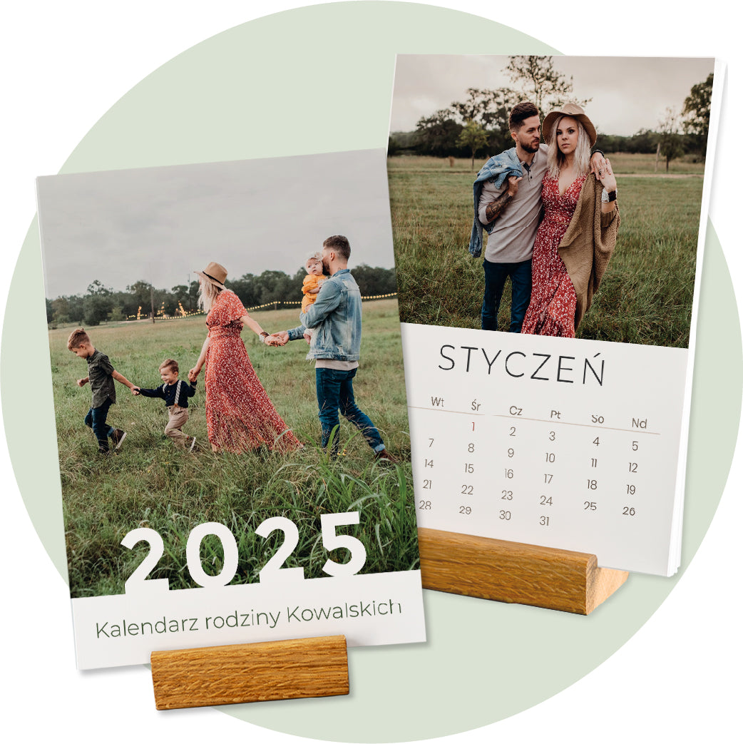 Kalendarz na biurko z podstawką – Piclo.pl